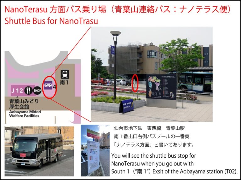 青葉山連絡バス Aobayama Shuttle Bus (to/from NanoTerasu) Timetable - NanoTerasu | 3 GeV Synchrotron ...
